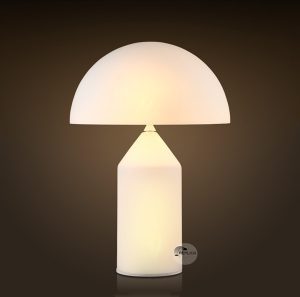 Oluce Atollo White Glass Mushroom Table Lamp | Replica Lights